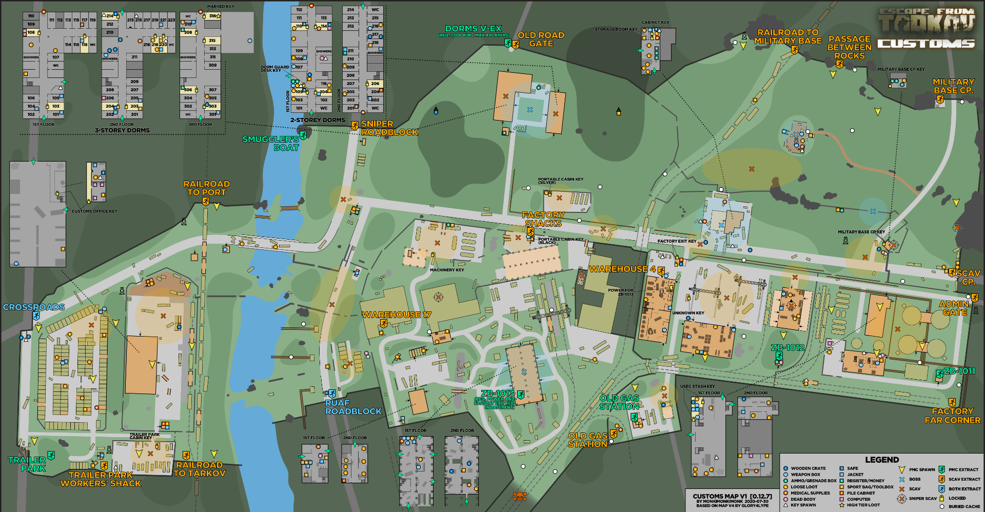 Tarkov Maps 2026 – Interactive Spawns, Loot & Extracts | KappaGuide
